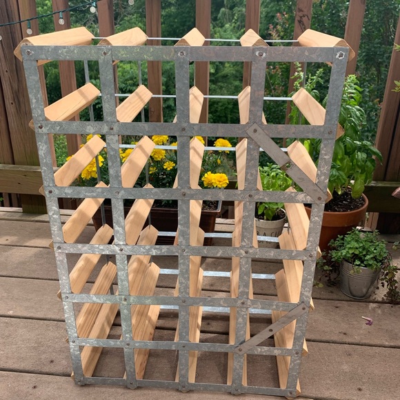 Other | Custom Made Wooden Wine Rack | Poshmark